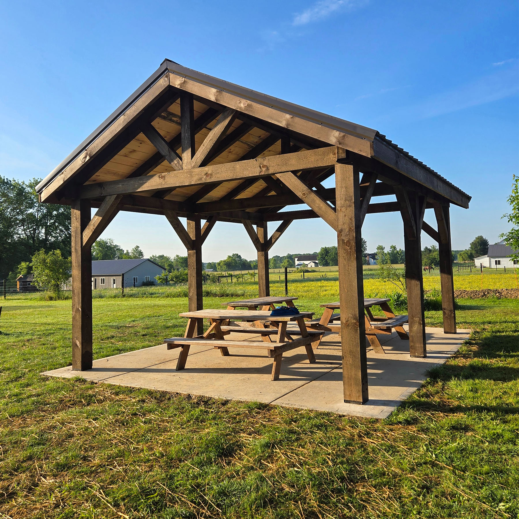 Timber Frame Pavilions | Northwoods Cabin Co.