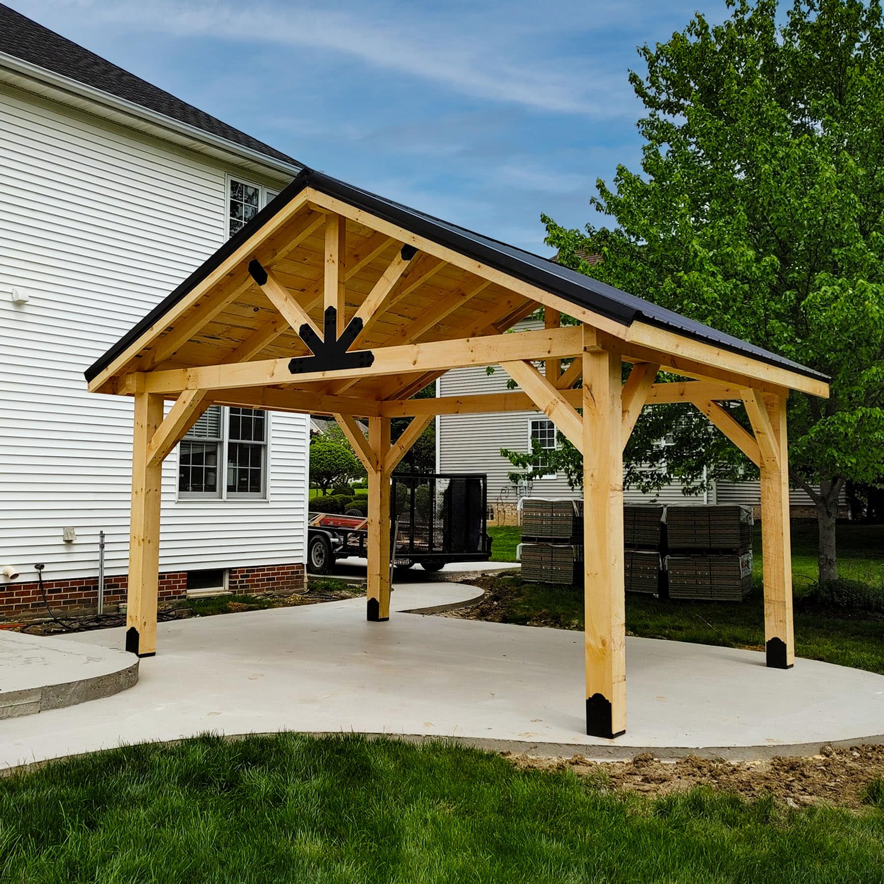 Timber Frame Pavilions | Northwoods Cabin Co.