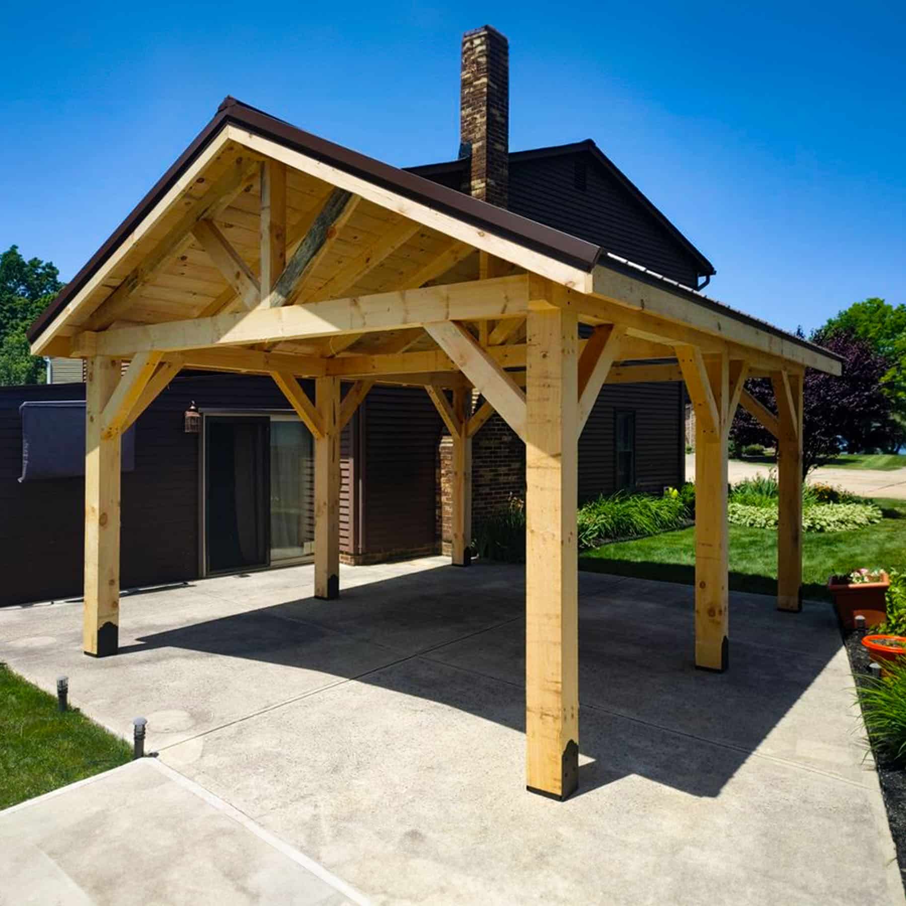 Timber Frame Pavilions | Northwoods Cabin Co.