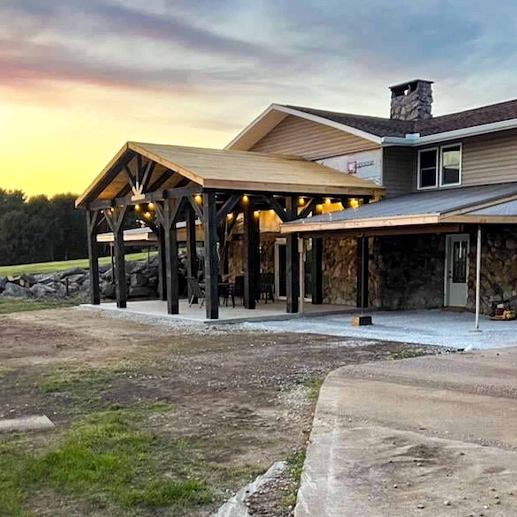 Timber Frame Pavilions | Northwoods Cabin Co.