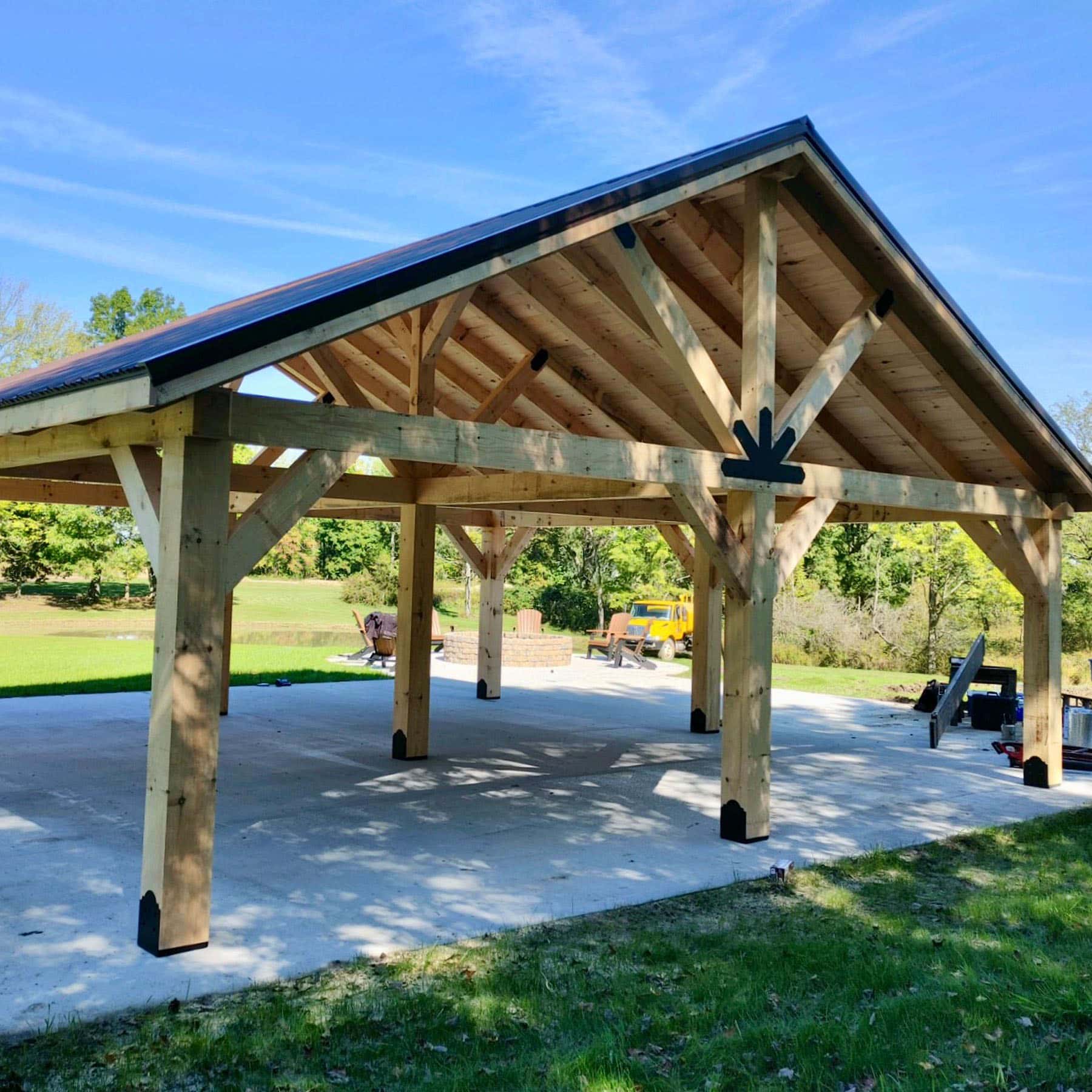 Timber Frame Pavilions | Northwoods Cabin Co.